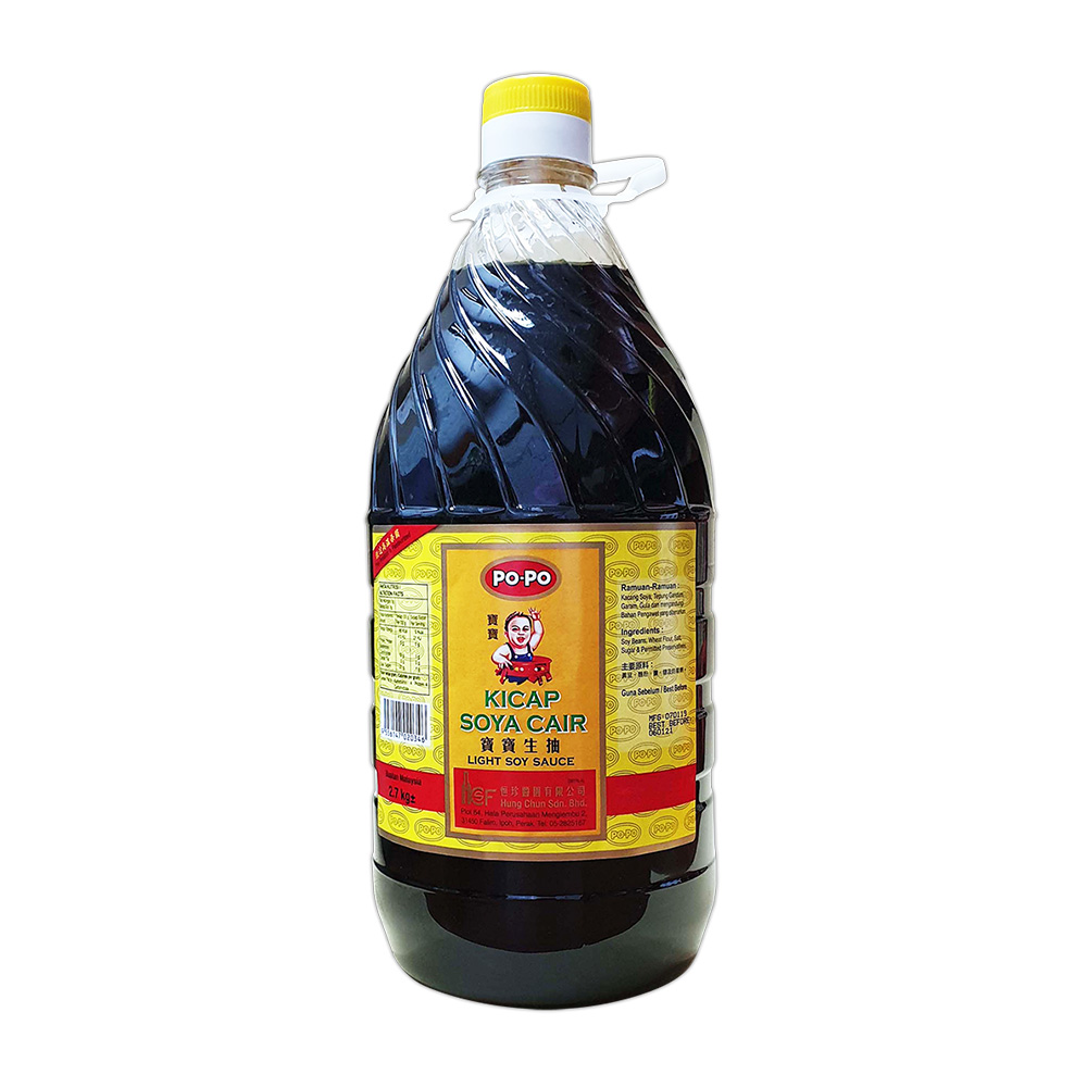 Po-Po Light Soy Sauce 2.7kg – Hung Chun Sauces